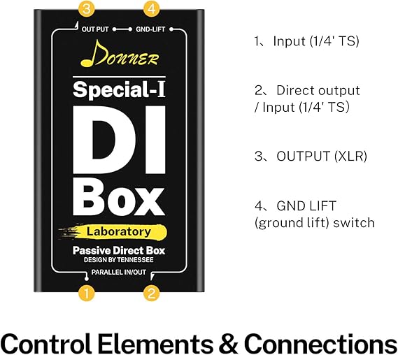 Caja Directa Donner EC1281 DI-Box - The Music Site